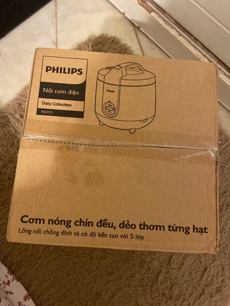 Philips HD3115 Daily Collection Rice Cooker 1.8L, TV & Home Appliances ...