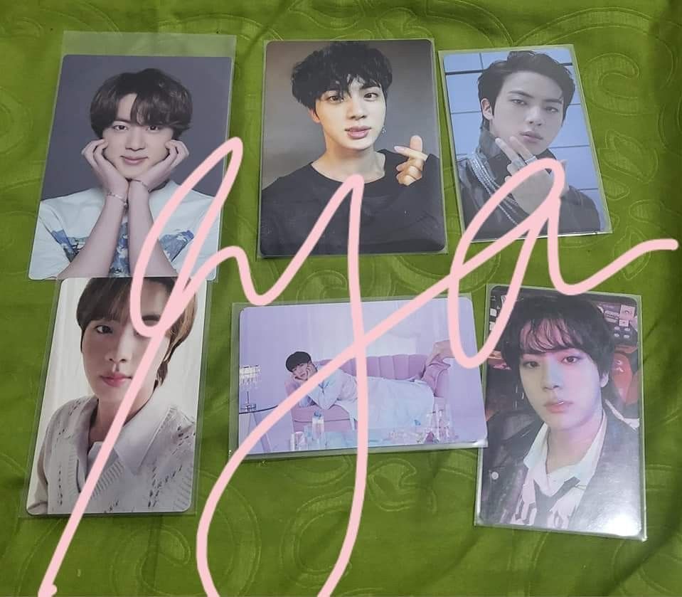 Photocards Official JIN SET SEOKJIN BTS, Hobbies & Toys, Memorabilia ...
