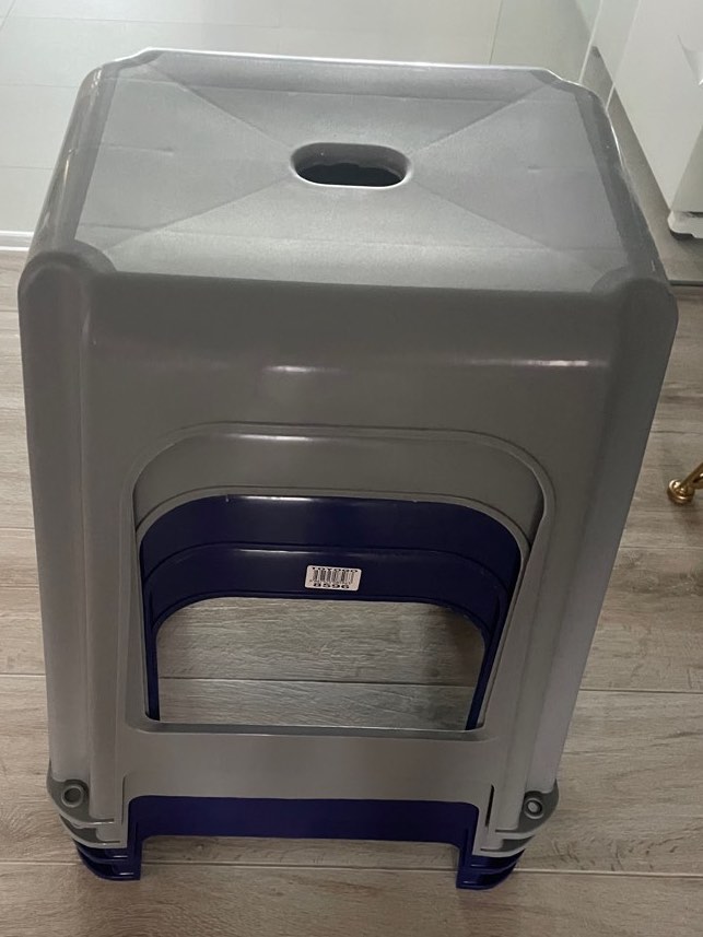 Toyota 8599 Plastic Stackable Chairs/ Stool, Furniture & Home Living ...