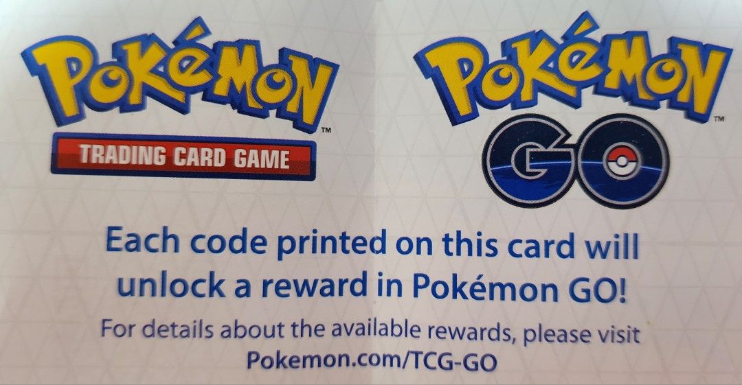 Pokemon Go: Miscellaneous Card, codes, etc (Pokemon TCG), Hobbies ...