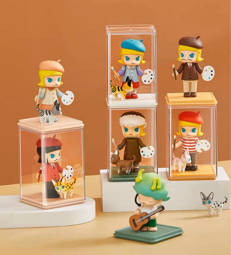 POPMART Figurine Display Case Box, Furniture & Home Living, Home ...