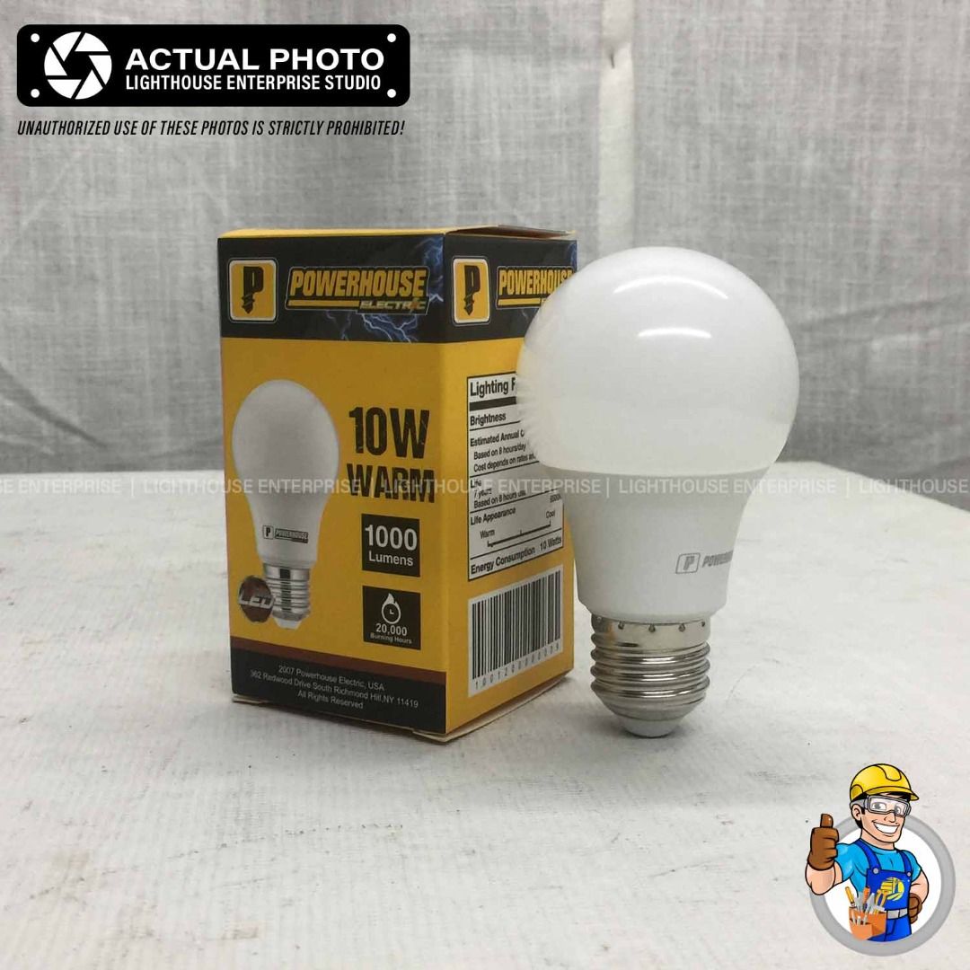 POWERHOUSE Cool & Warm LED Bulb (6W, 8W, 10W, 12W, 18W) LIGHTHOUSE ...