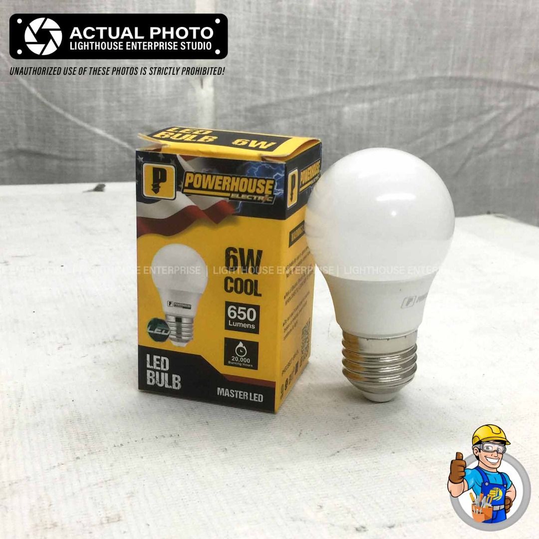 POWERHOUSE Cool & Warm LED Bulb (6W, 8W, 10W, 12W, 18W) LIGHTHOUSE ...
