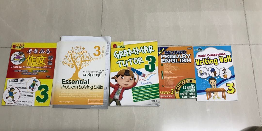 Primary 3/4 Chinese compo/onsponge 3/grammar tutor/revised primary ...