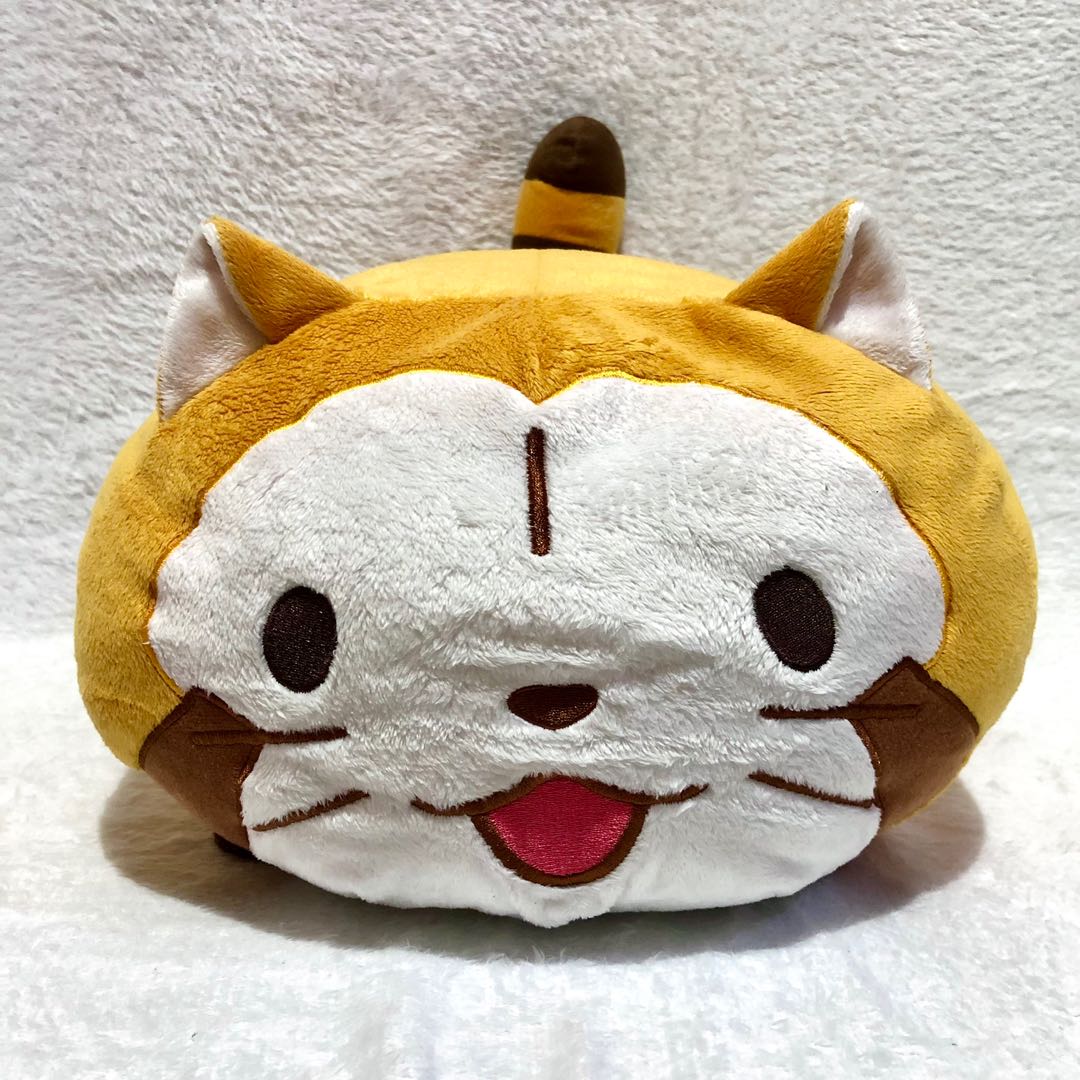 Rascal the Raccoon Puchi Pillow Bolster Big Tsum Japan Stuffed Toy on ...