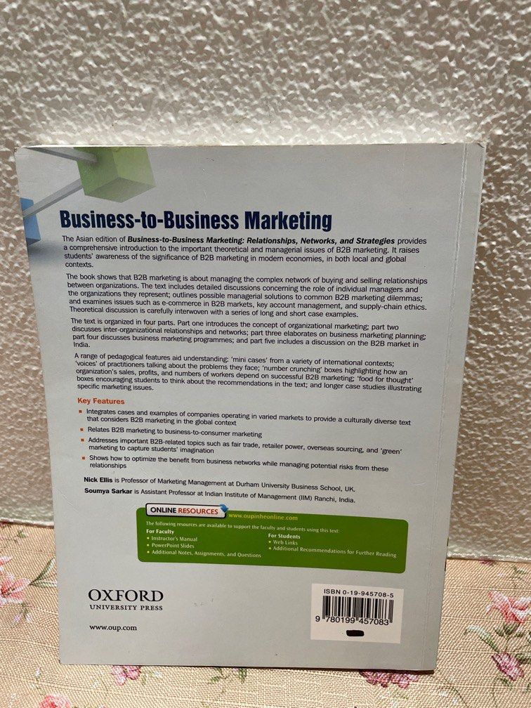 RMIT Business to Business Marketing Textbook, Hobbies & Toys, Books ...