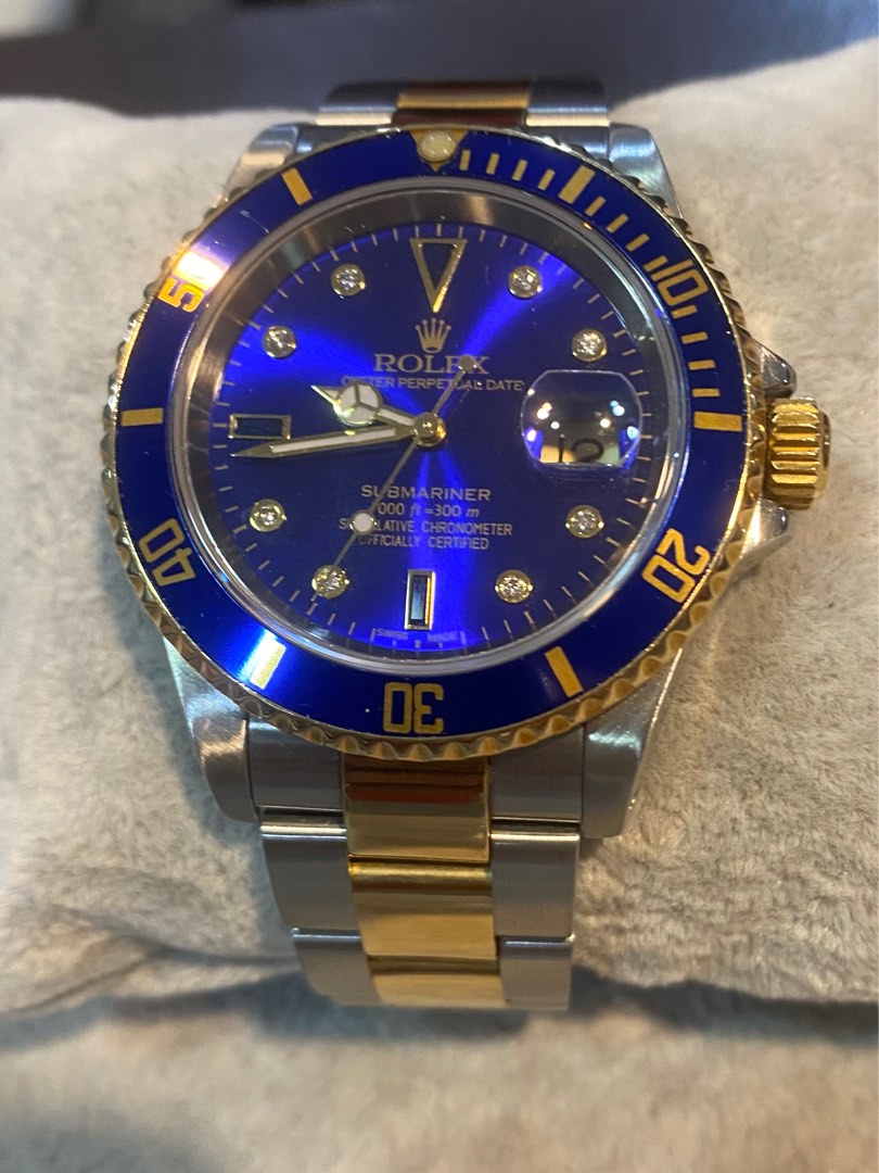 Rolex 2001 Submariner Diamond dial " bluesy" on Carousell