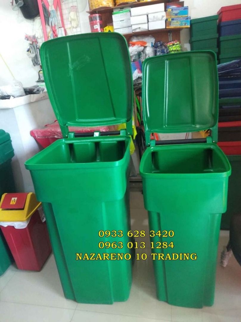 Rolling bin Industrial bin With wheels, Furniture & Home Living ...