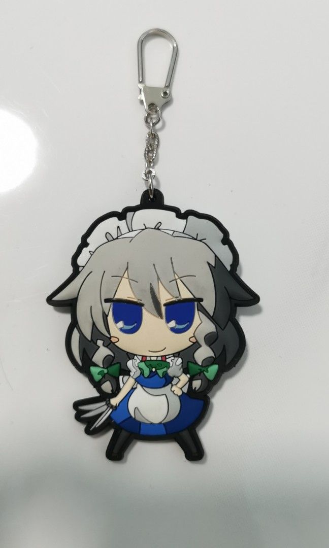 Sakuya Izayoi two sided keychain, Hobbies & Toys, Memorabilia ...