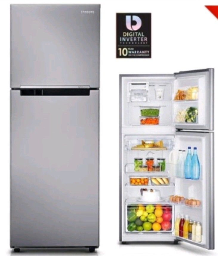 Samsung 270L digital inverter fridge RT22FARADSA, TV & Home Appliances ...