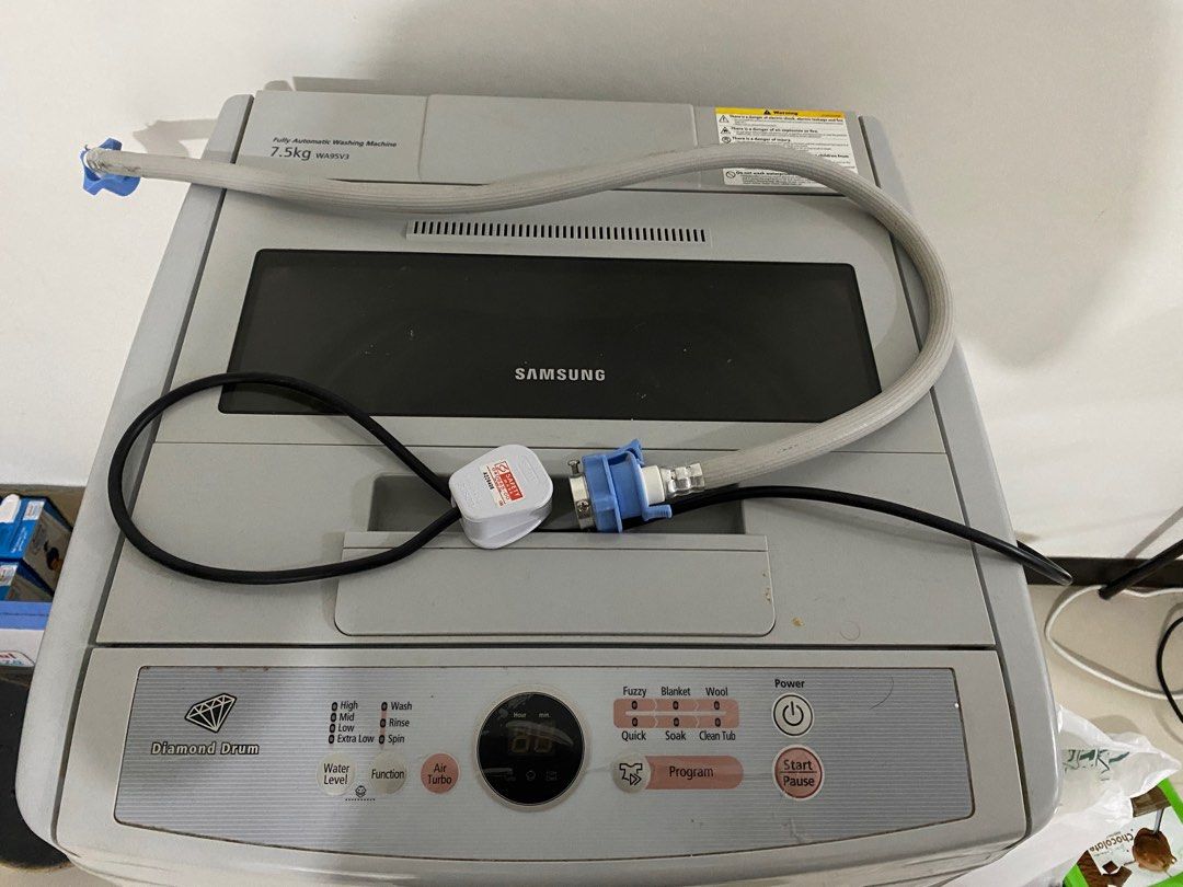 Samsung Washing Machine (Water Drain Not Working, Faulty), TV & Home ...