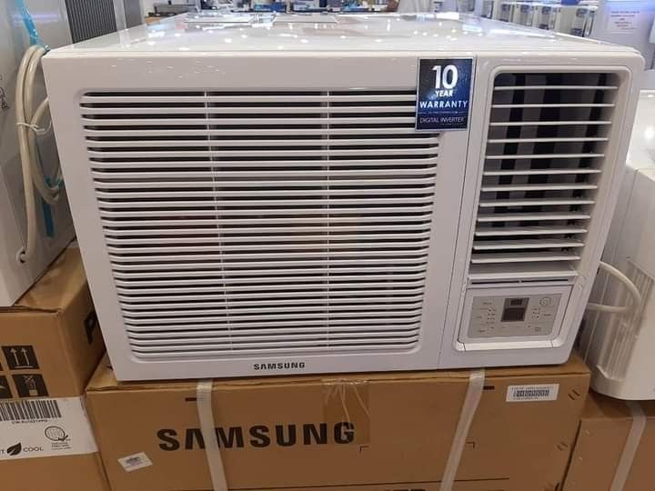 SAMSUNG WINDOW TYPE AIRCON DIGITAL INVERTER, TV & Home Appliances, Air ...