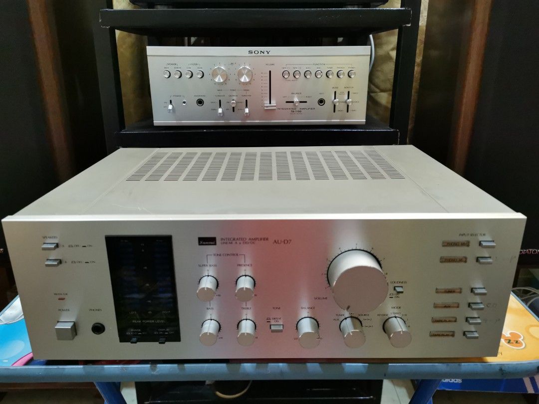 Sansui AU-D7 Integrated Amplifier, Hobbies & Toys, Music & Media, Music ...
