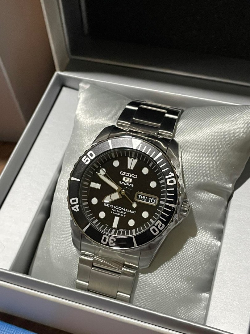 Seiko Black Sea Urchin SNZF17K1 SNZF17, Men's Fashion, Watches ...