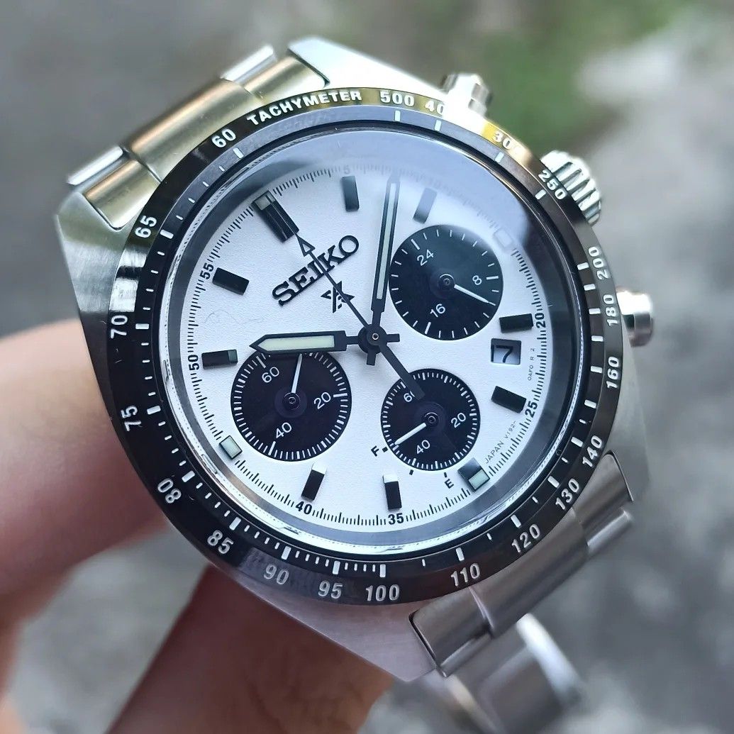 Seiko Prospex - Solar Panda Speedtimer JDM SBDL085 (SSC813P1 ...