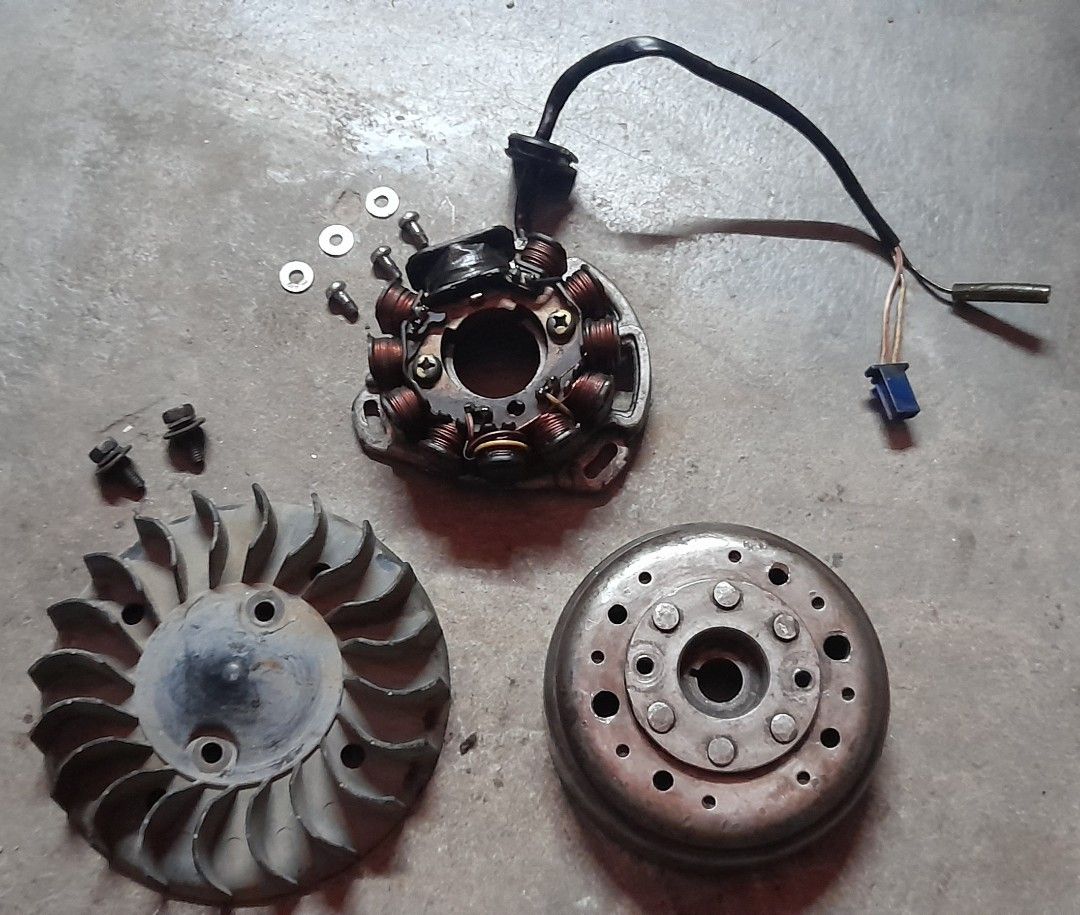 SET COIL MAGNET ORIMOTOR SUZUKI RG110 RGSPORTS BUKAN RGV120 RGX120 ...