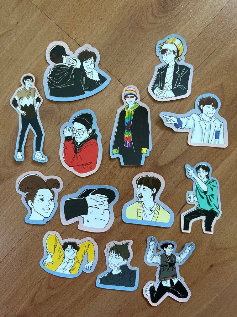 Seventeen SVT fanmade stickers (spicy_ramyun), Hobbies & Toys ...