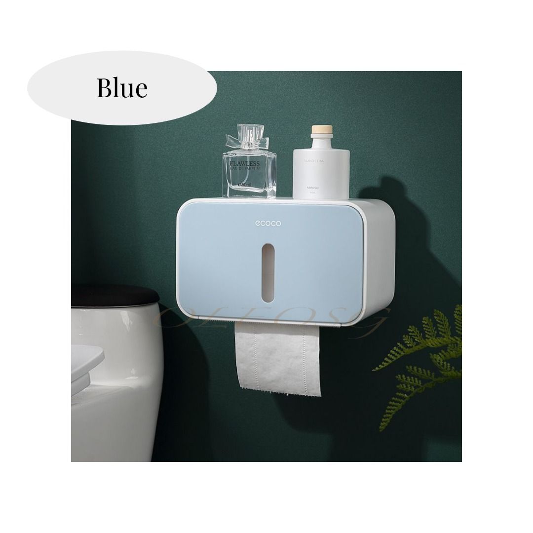[SG Instock] ECOCO *No Drill* Toilet Roll, Tissue Paper Holder | With ...