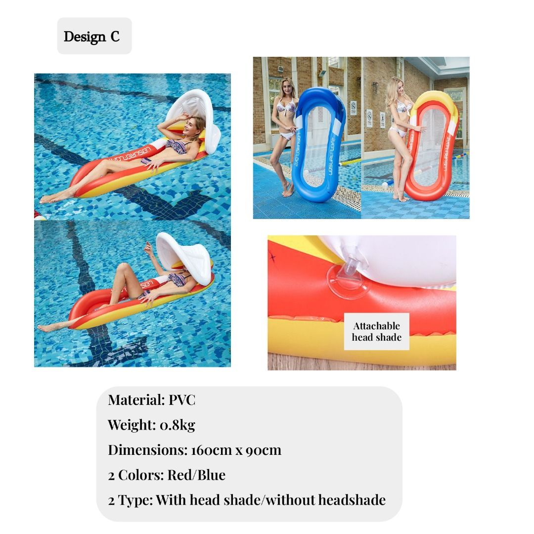 [SG Instock] Many Designs Pool Float | Big Float | Swimming Part Float ...