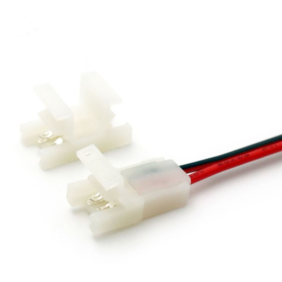 Share | LED Strip Light 2 Pin 8mm Connector With Cable Connect Wire ...