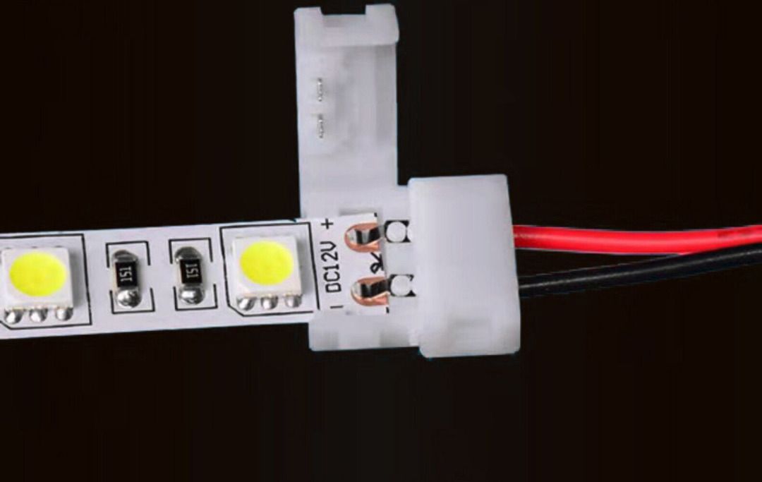 Share | LED Strip Light 2 Pin 8mm Connector With Cable Connect Wire ...