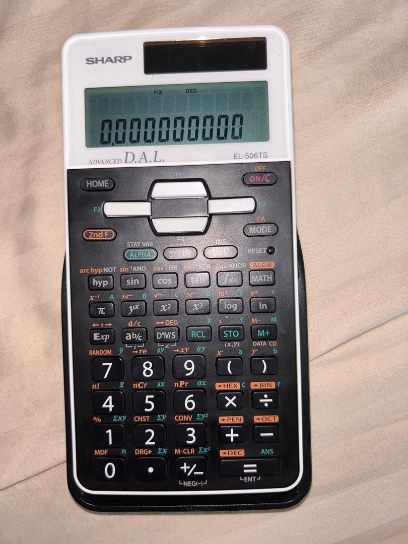 Sharp EL-506TS Scientific Calculator, Mobile Phones & Gadgets, Other Gadgets on Carousell