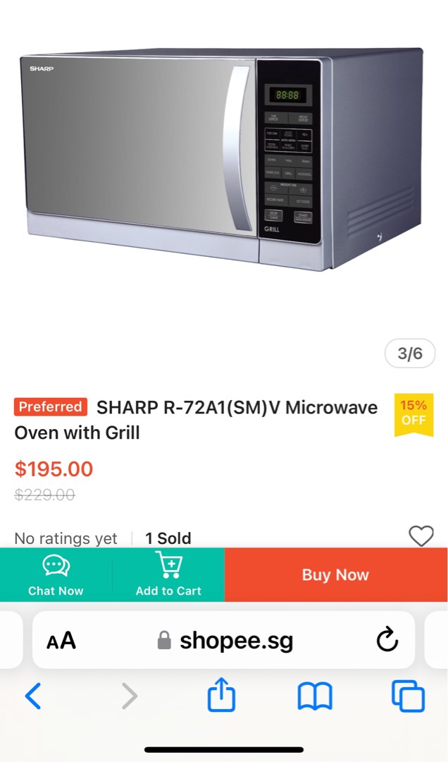 Sharp Microwave Oven, TV & Home Appliances, Kitchen Appliances, Other Kitchen Appliances on ...