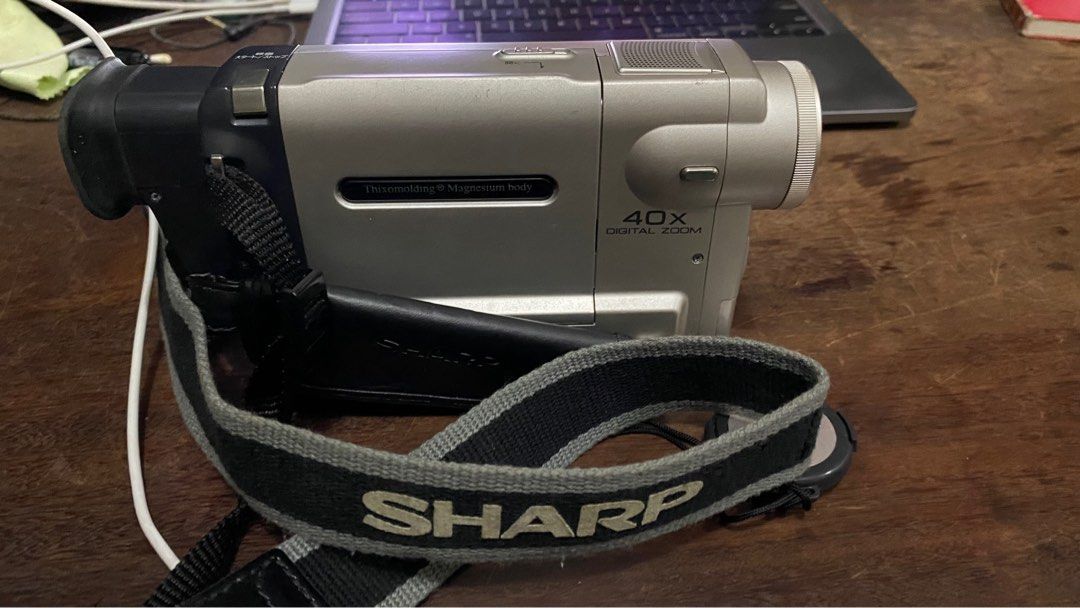 Sharp Mini DV Camcorder VL-PD1, Photography, Video Cameras on Carousell