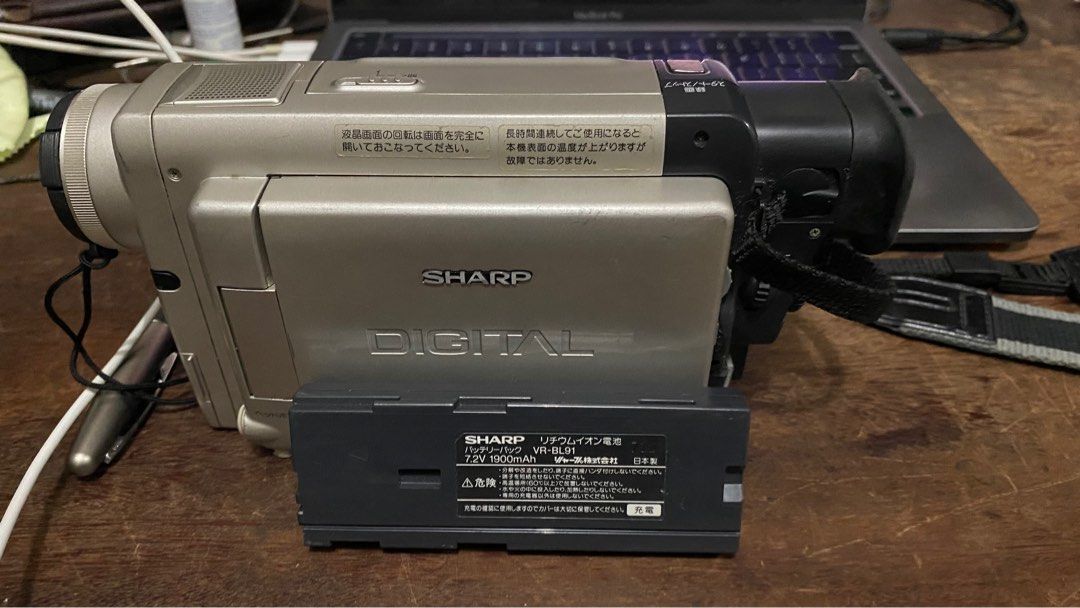Sharp Mini DV Camcorder VL-PD1, Photography, Video Cameras on Carousell