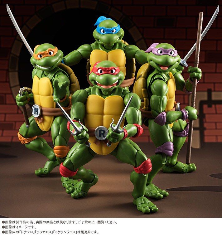 SHF TMNT Set (Original) SH Figuarts Teenage Mutant Ninja Turtles ...