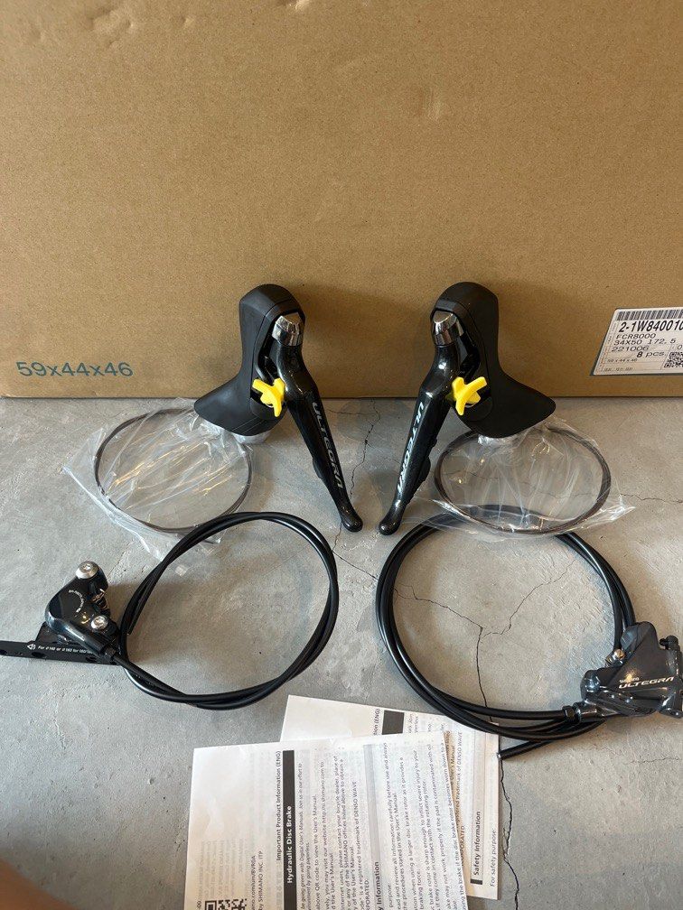 Shimano Ultegra R8020 R8070 Hydraulic shifter and brake Caliper set ...