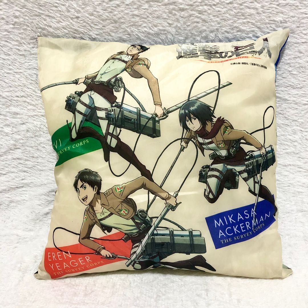 Shingeki no Kyojin Attack on Titan Anime Pillow Cushion Japan Anime ...