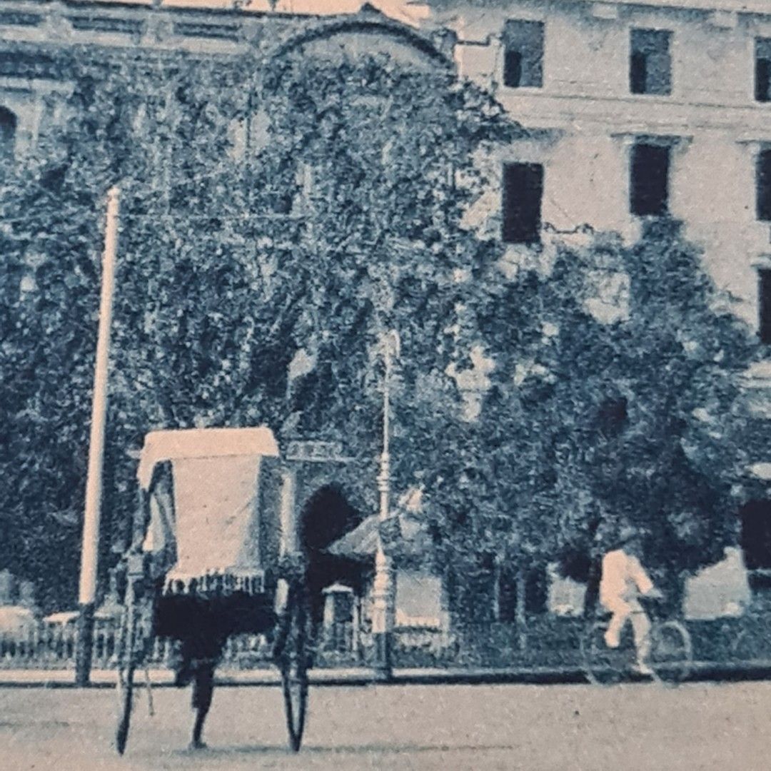 Singapore Old Chrome Postcard Finlayson Green Raffles place Commercial ...