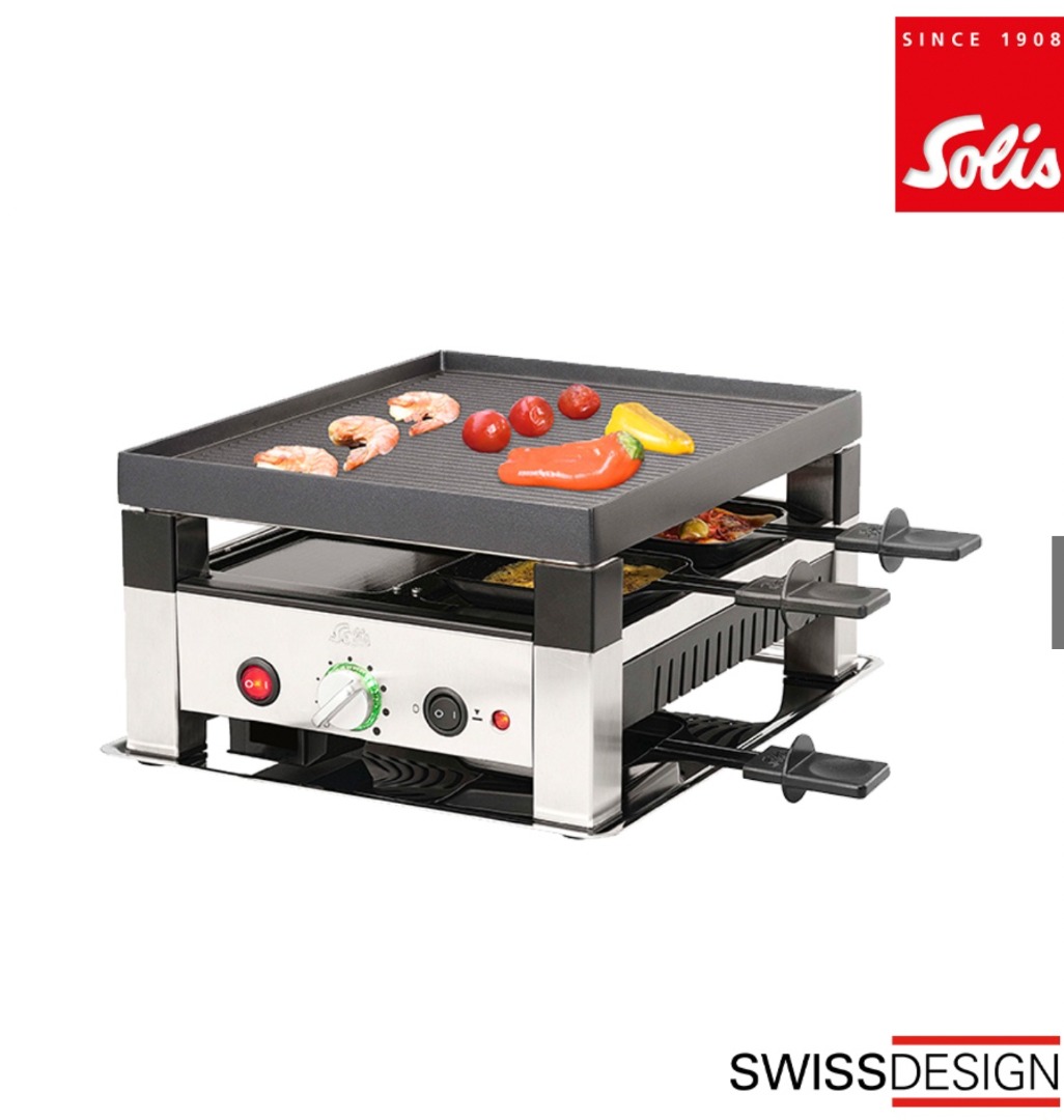 SOLIS 5 in 1 RACLETTE Table Grill, TV & Home Appliances, Kitchen ...