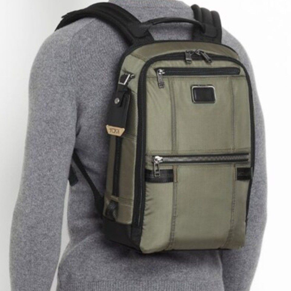 SPECIAL ORDER Tumi Alpha Bravo Dynamic Olive Green, Men's Fashion, Bags ...