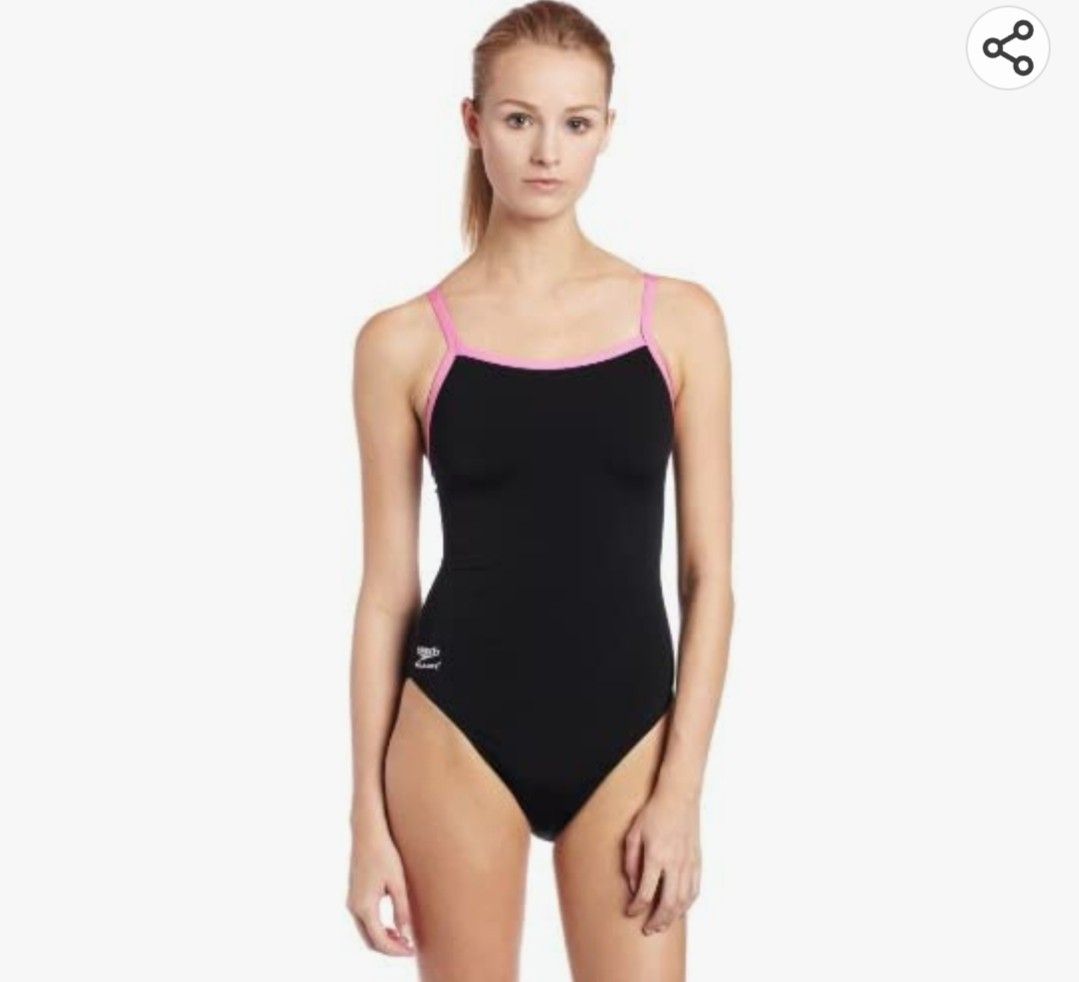 Speedo Endurance Flyback One Piece Training Swimsuit Womens Fashion
