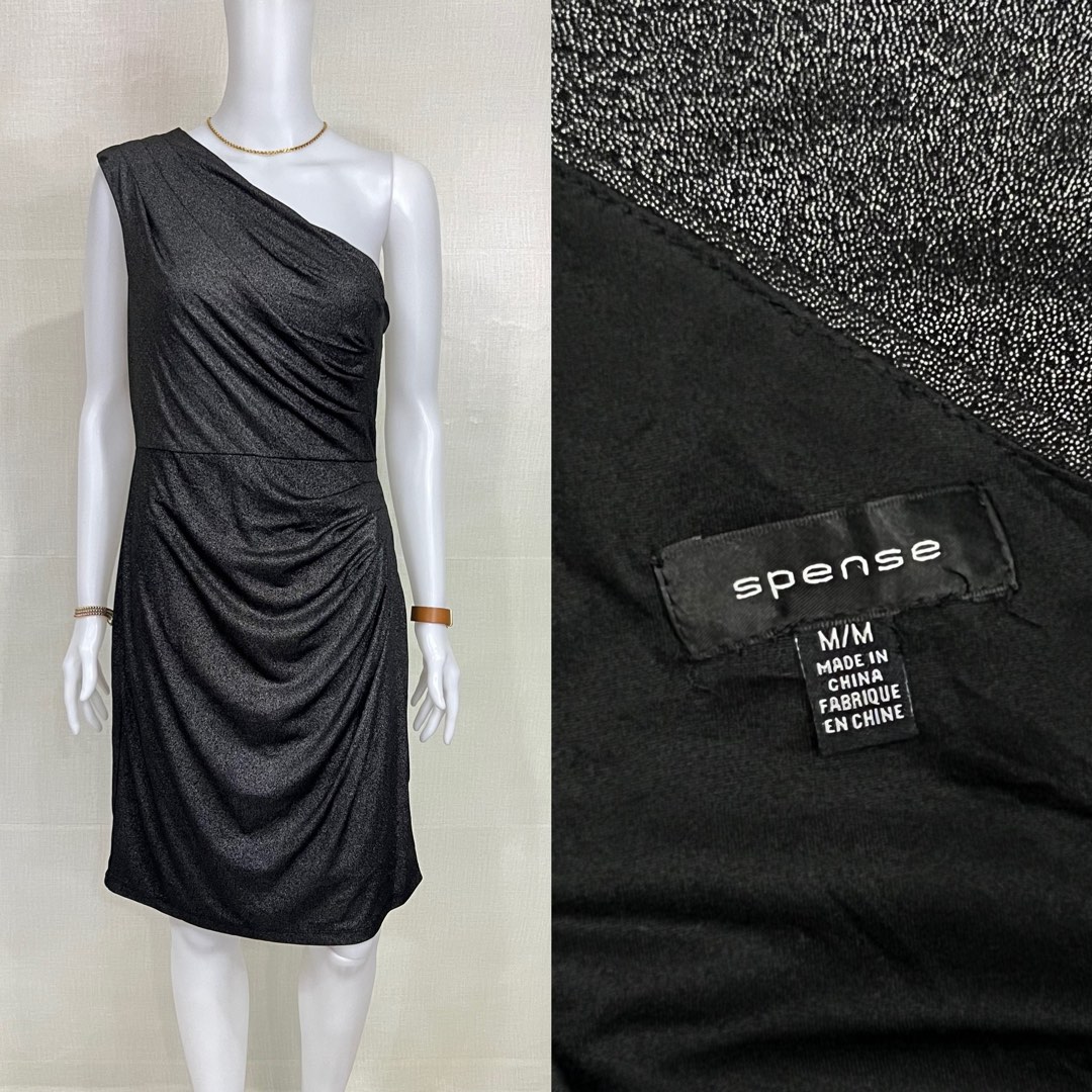 Spense Asymmetrical Cocktail Dress, Women's Fashion, Dresses & Sets ...