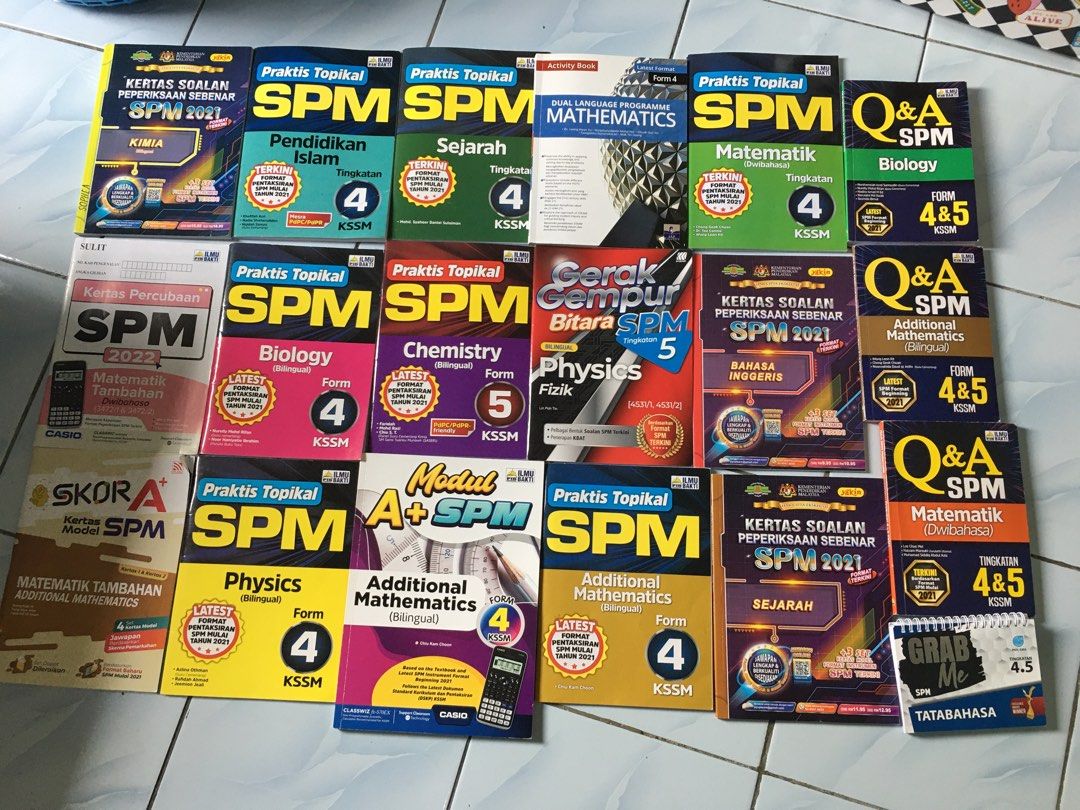 Buku SPM/SPM Workbooks/Buku Rujukan SPM, Hobbies & Toys, Books ...