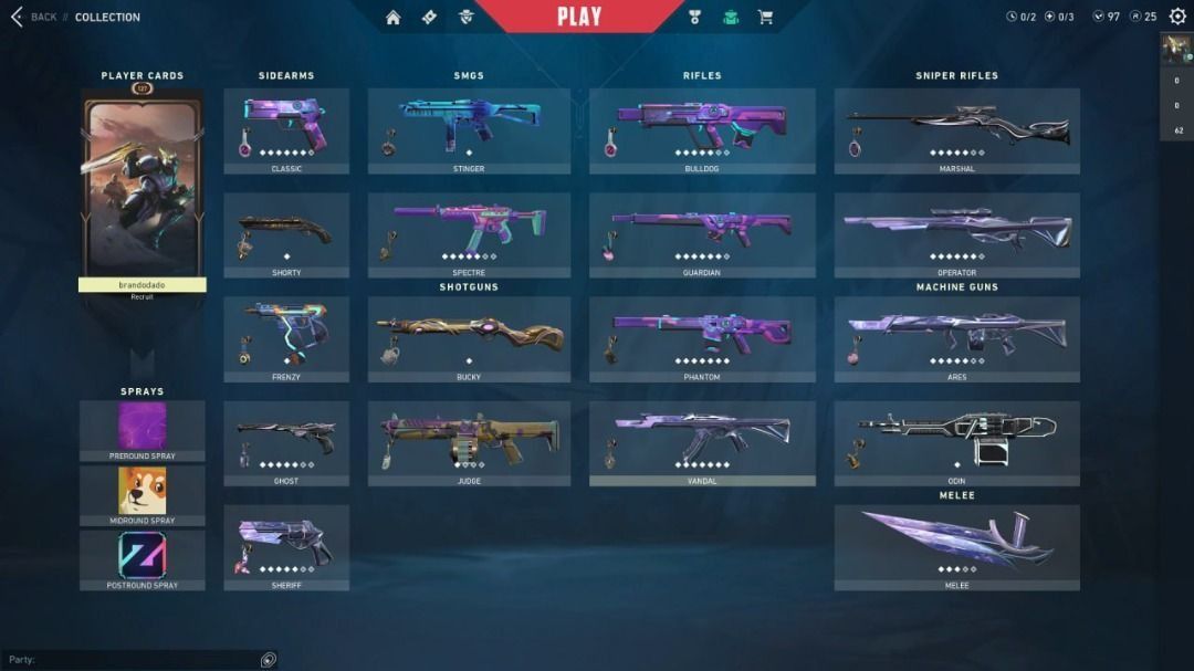 21 skins 2 Bundles Valo account, Video Gaming, Gaming Accessories, In ...