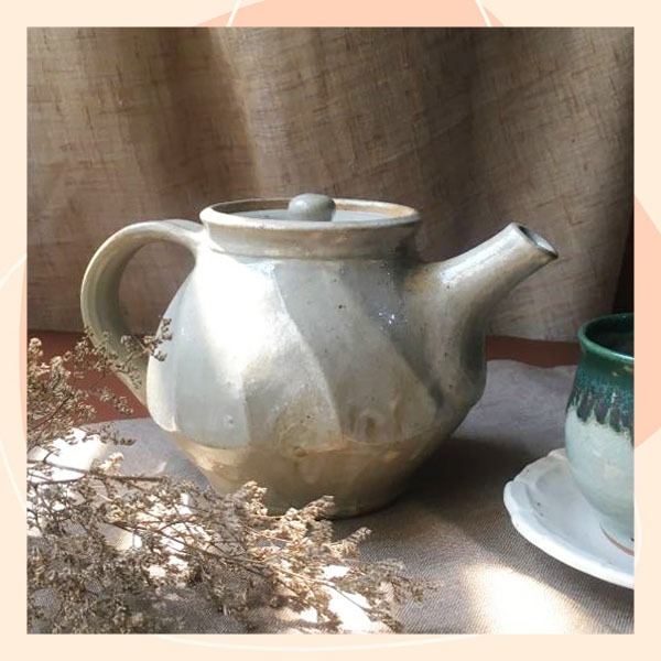Stoneware Grey Tea Pot on Carousell