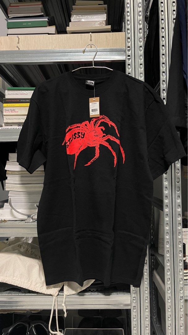 STUSSY SPIDER TEE, Men's Fashion, Tops & Sets, Tshirts & Polo Shirts on ...