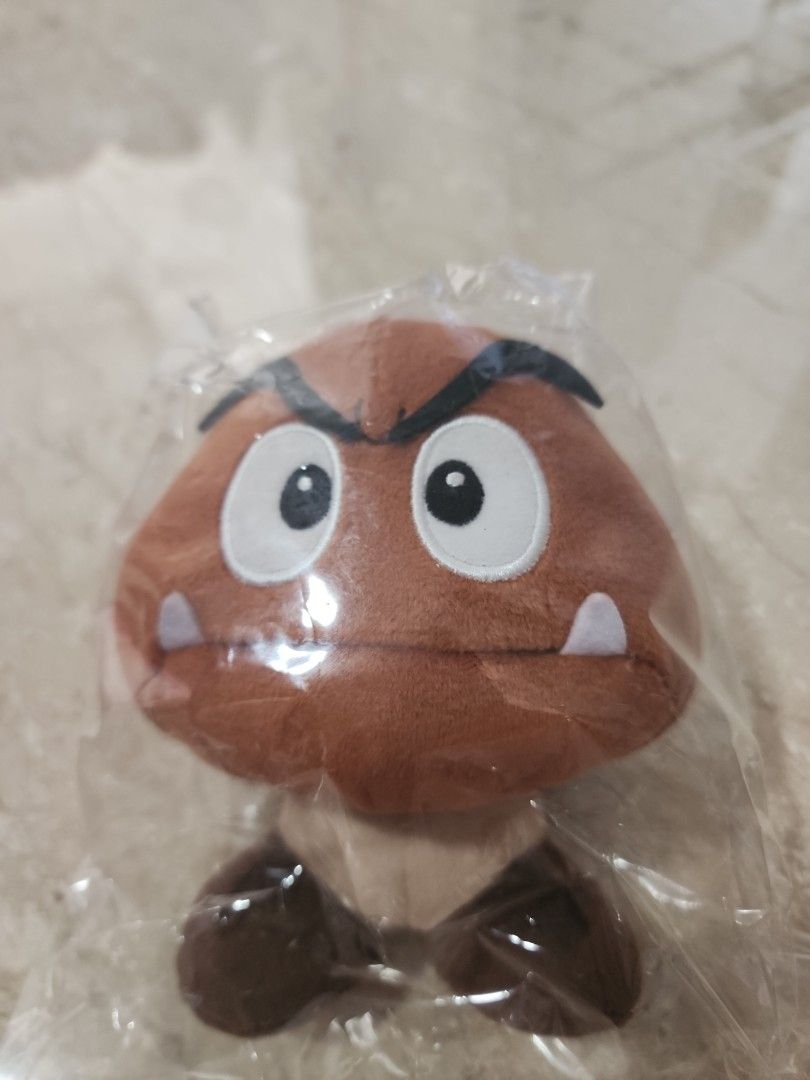 Super Mario Goomba plushie, Hobbies & Toys, Toys & Games on Carousell