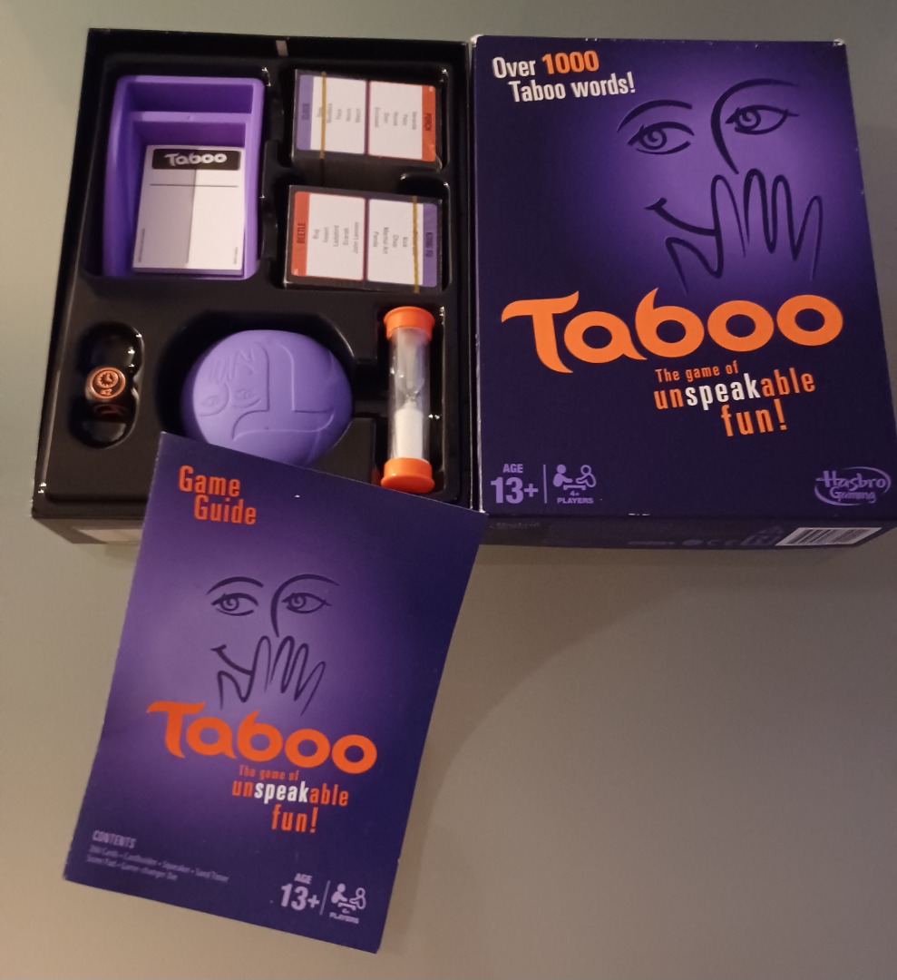 Taboo Board Game, Hobbies & Toys, Toys & Games on Carousell