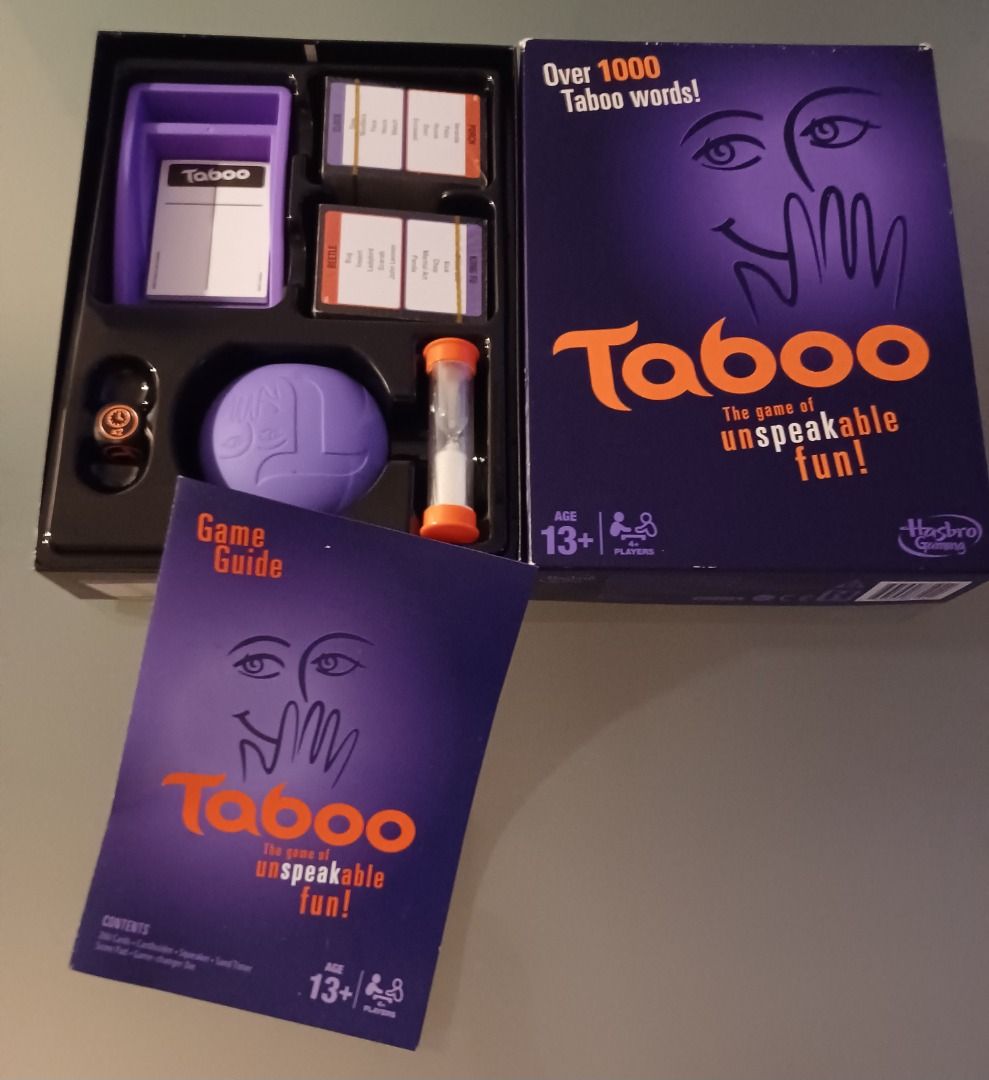 Taboo Board Game, Hobbies & Toys, Toys & Games on Carousell
