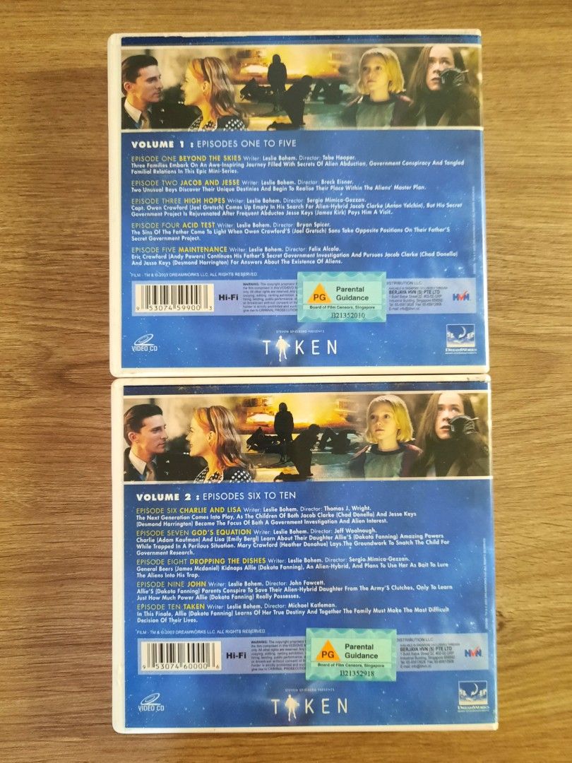 Taken (2002 : Complete 10 episodes series) VCD, Hobbies & Toys, Music ...