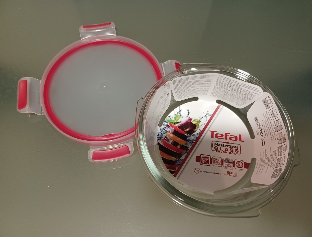 Tefal Masterseal Glass 600ml Round, Furniture & Home Living ...