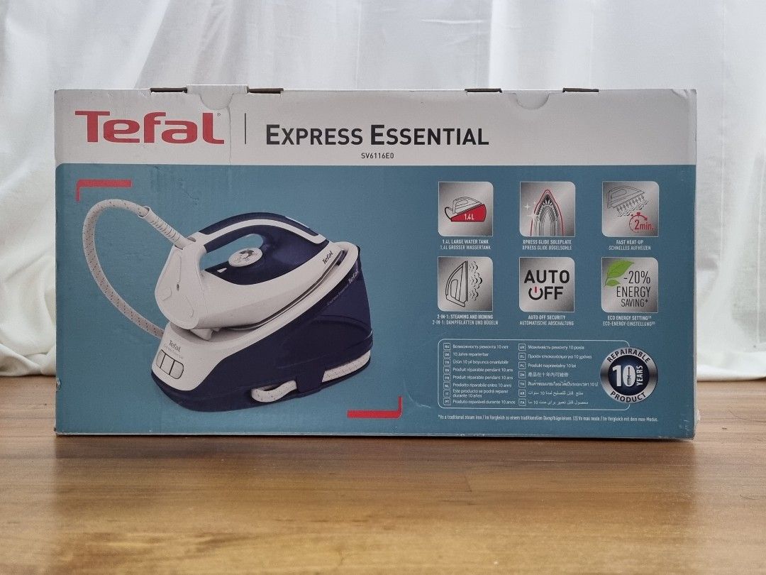 Tefal Steam Generator Iron SV6116, TV & Home Appliances, Irons ...