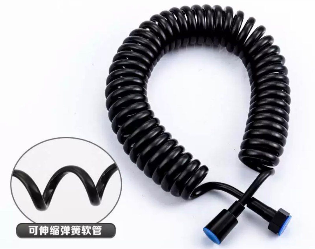 Telescopic spring hose 5m, Furniture & Home Living, Bathroom & Kitchen ...