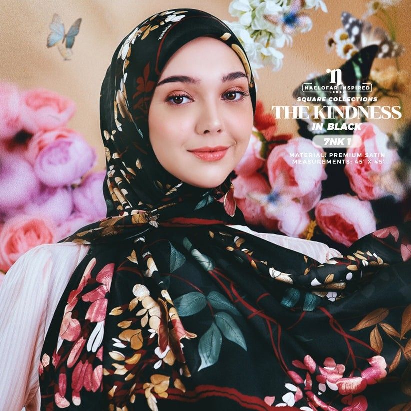 THE KINDNESS BY NAELOFAR HIJAB SQUARE/BAWAL, Women's Fashion, Muslimah ...