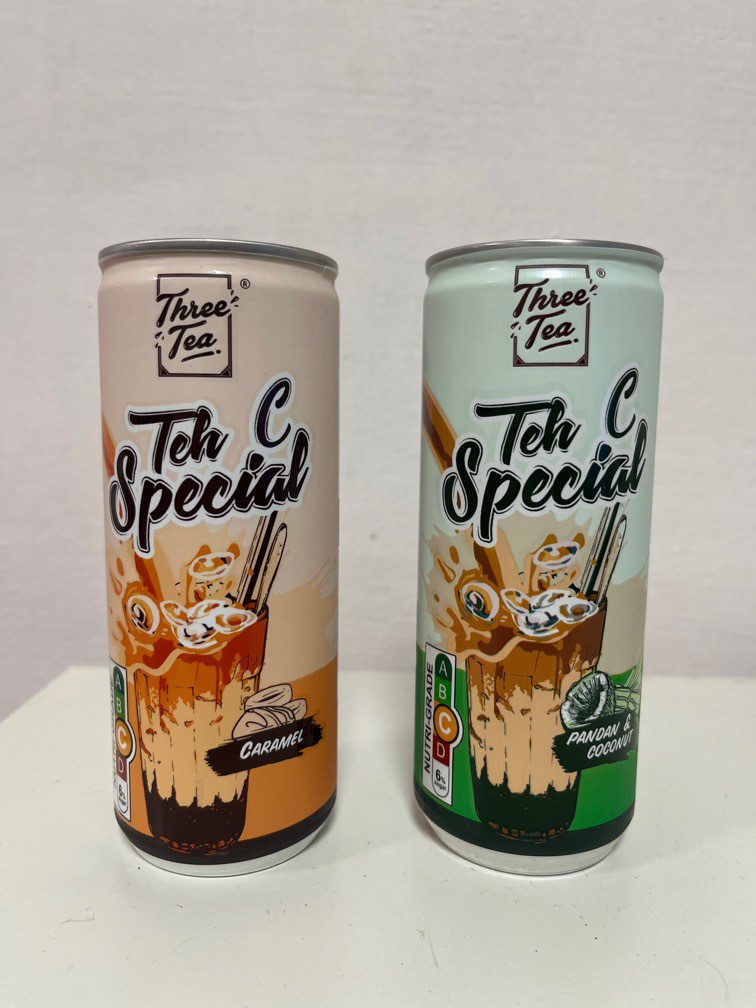 Three Tea Teh C Special / 3 Layer Milk Tea, Food & Drinks, Beverages on ...